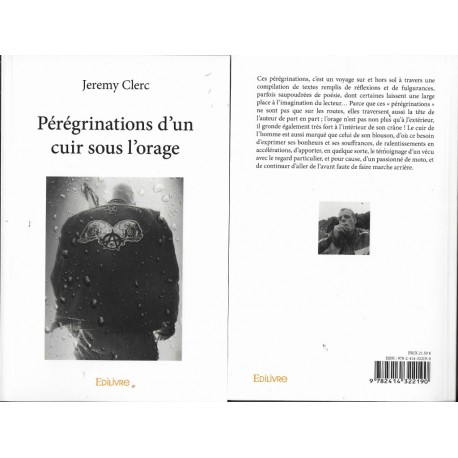 Pérégrinations d'un cuir sous l'orage de Jérémy Clerc.