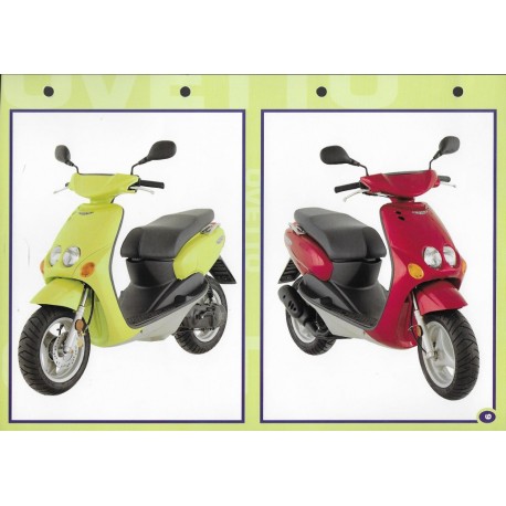 MBK OVETTO 50 cc Guide de vente de Septembre 1996